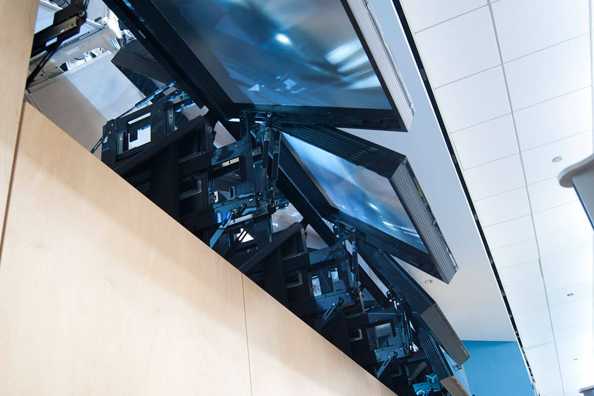 Display walls in Public Sector Command & Control Facilities